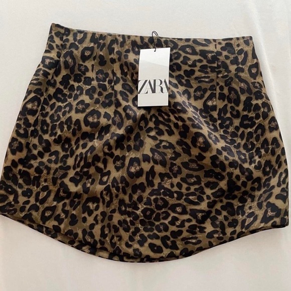 Zara | Skirts | Skims Cheetah Print Satin Mini Skirt | Poshmark